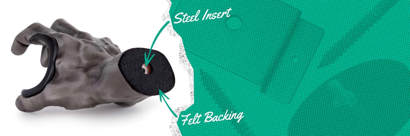 GuitarGrip Original Hand Shaped Guitar Hanger in Black Finish