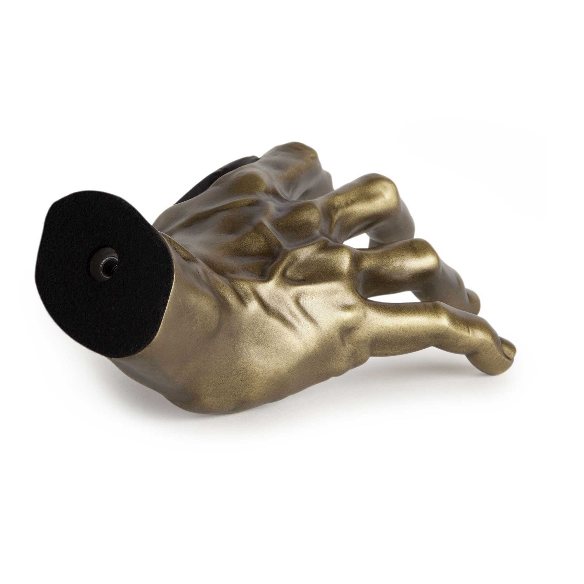 Right Hand Gold Finished Guitar Wall Hanger by GuitarGrip