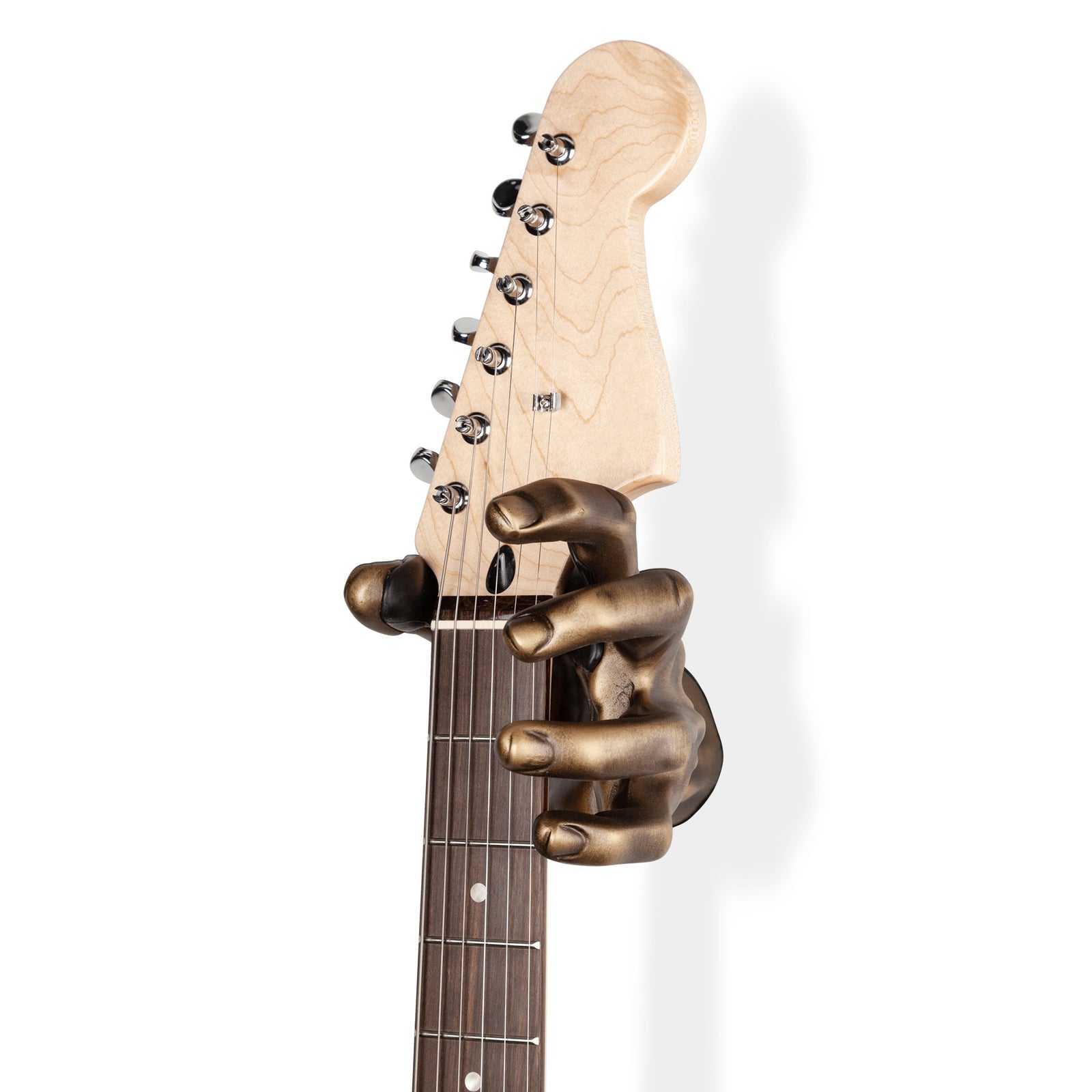 Hand shaped guitar hangers by GuitarGrip